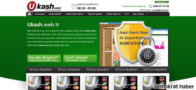 Ukash kart satın almak Ukash.web.tr ile artık kolay! - "Kendine Demokrat" Olmayan Haberler